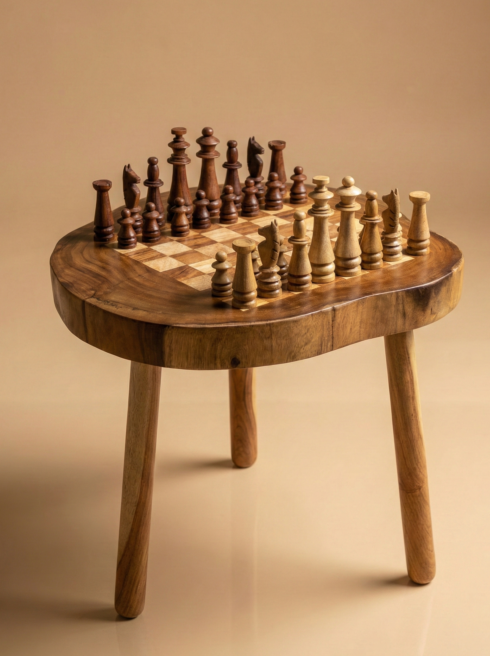 Checkmate Table – Handmade Side Table | Jozour – Jozoureg